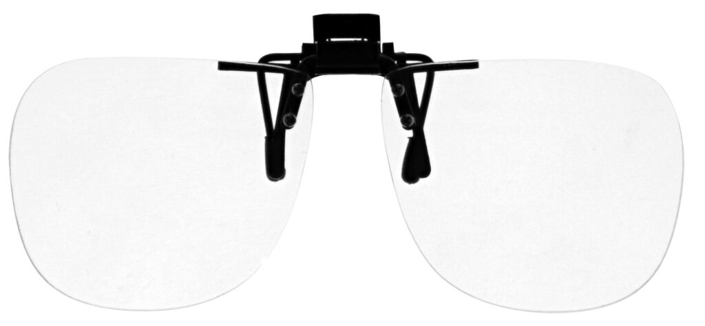 Large Clear Magnifying Clip-Ons - VS Eyewear
