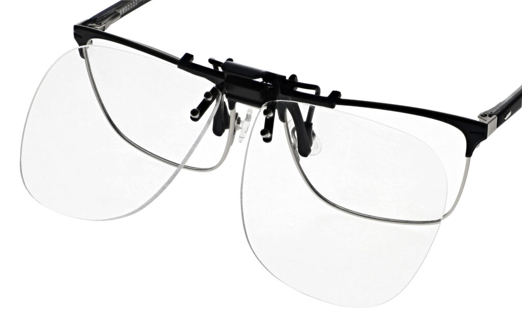 Large Clear Magnifying Clip-Ons - VS Eyewear