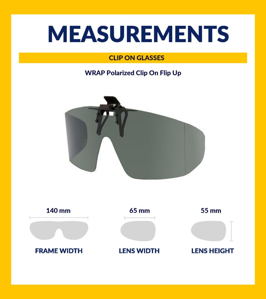 G Wrap Clip On Flip Up Polarized Sunglasses | VS Eyewear