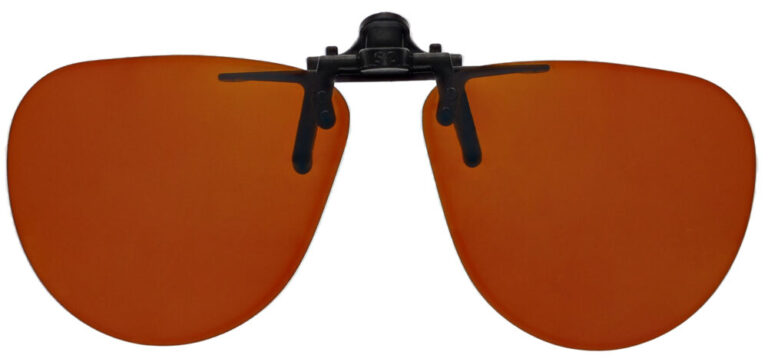 H2 Medium Aviator Clip On Flip Up Polarized Sunglasses
