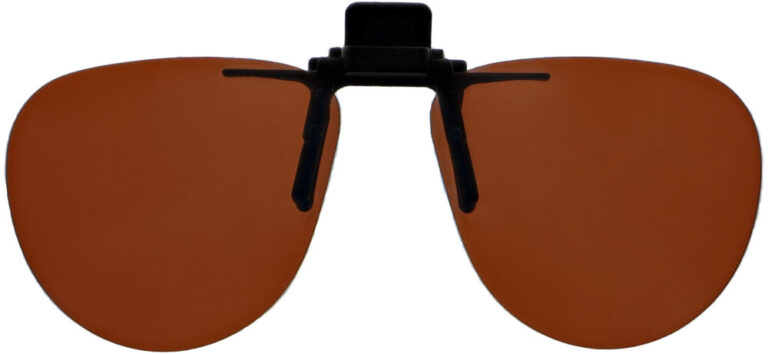H2 Medium Aviator Clip On Flip Up Polarized Sunglasses