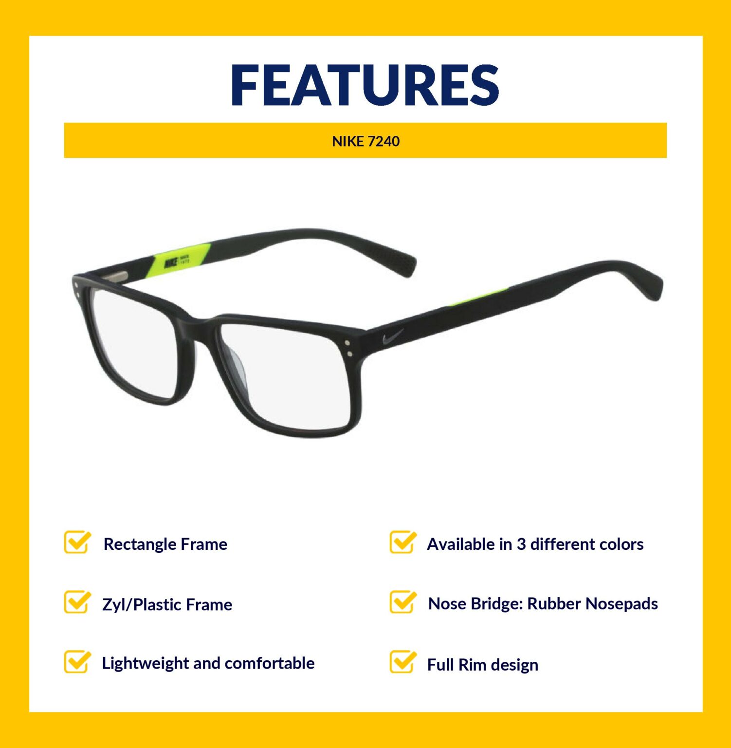 Nike Reading Glasses 7240 | VS Eyewear
