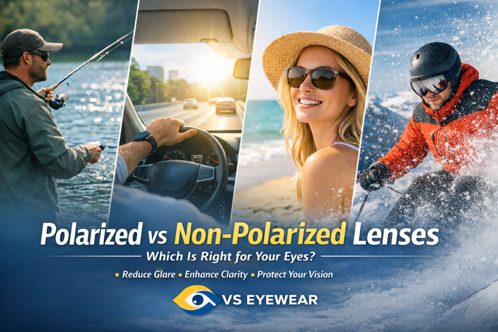 Polarized vs Non-Polarized Lenses | VS Eyewear Guide